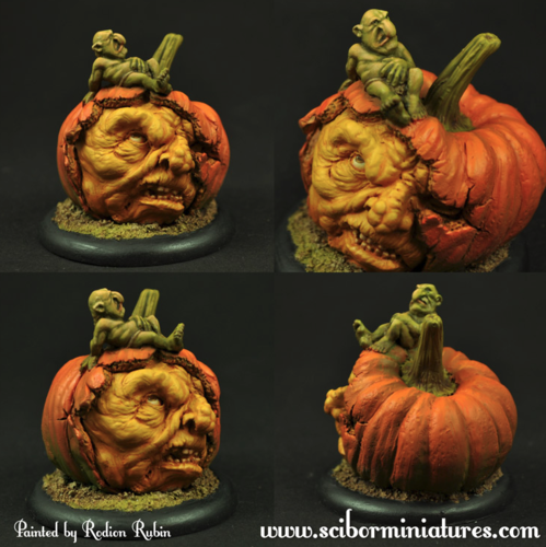 Scibor Monstrous Miniatures 28GB0017 Pumpkin Face