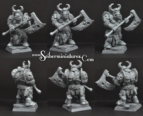 Scibor Monstrous Miniatures 28GB0027 Orc Warrior #3