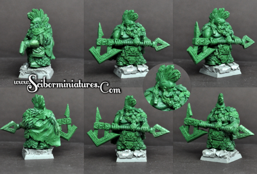 Scibor Monstrous Miniatures 28FM0603 Dwarf Dragon Hunter #3