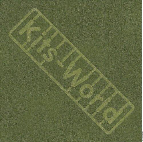 Kits World B144-494 Plain Grass (Solid) Diorama Self-Adhesive Matt Vinyl Model Airfield Base (225mm x 225mm)