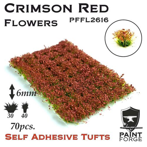 Paint Forge PFFL2616 Crimson Red Flowers 6mm