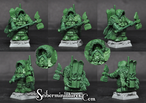 Scibor Monstrous Miniatures 28FM0534 Ice Stronghold Dwarf #28
