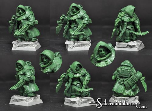 Scibor Monstrous Miniatures 28FM0540 Ice Stronghold Dwarf female #8