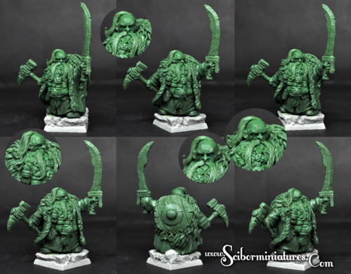 Scibor Monstrous Miniatures 28FM0542 Dwarf Cossack #3