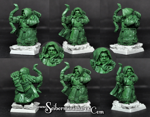 Scibor Monstrous Miniatures 28FM0546 Ice Stronghold Dwarf female #10