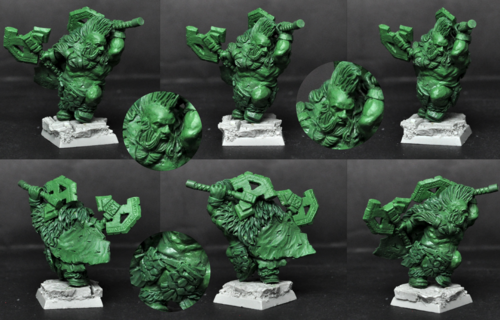 Scibor Monstrous Miniatures 28FM0548 Dwarf Wild Chieftain #11
