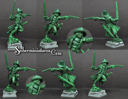 Scibor Monstrous Miniatures 28FM0568 Vampire Hunter # 2