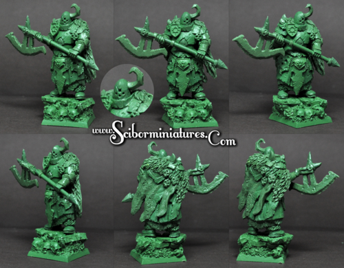 Scibor Monstrous Miniatures 28FM0576 Barbarian Lord #3