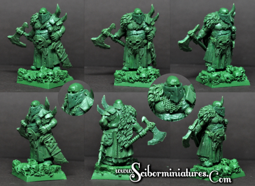 Scibor Monstrous Miniatures 28FM0578 Barbarian Lord #5