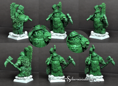 Scibor Monstrous Miniatures 28FM0580 Dwarf Winged Hussar #2