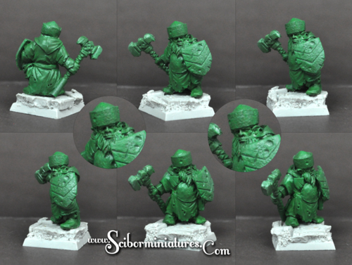 Scibor Monstrous Miniatures 28FM0587 Gnome Warrior #3