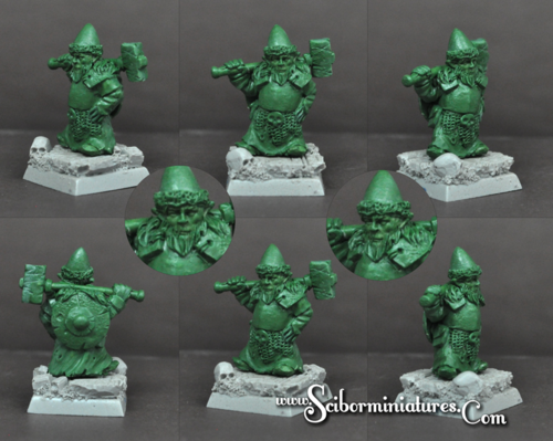 Scibor Monstrous Miniatures 28FM0588 Gnome Warrior #4