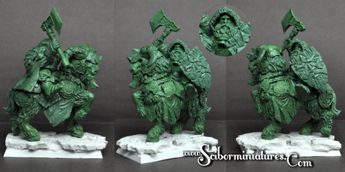 Scibor Monstrous Miniatures 28FM0593 Ice Stronghold Dwarf Lord
