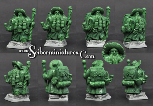 Scibor Monstrous Miniatures 28FM0484 Dwarf Summer Wanderer