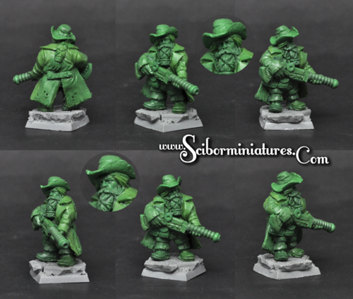 Scibor Monstrous Miniatures 28FM0488 Pirate Dwarf #13