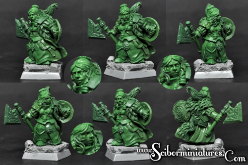 Scibor Monstrous Miniatures 28FM0492 Dwarf Female Graldreda