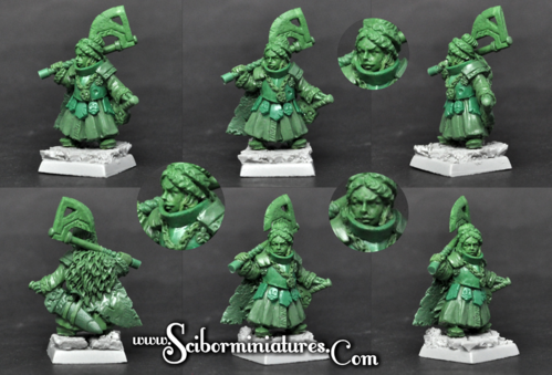 Scibor Monstrous Miniatures 28FM0493 Dwarf Female Helen