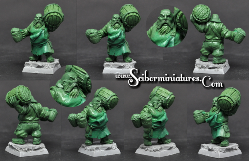 Scibor Monstrous Miniatures 28FM0499 Dwarf Innkeeper