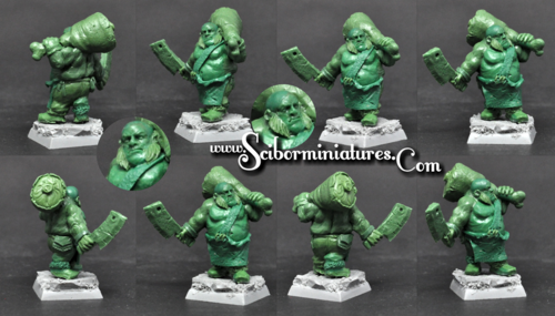 Scibor Monstrous Miniatures 28FM0500 Dwarf Butcher