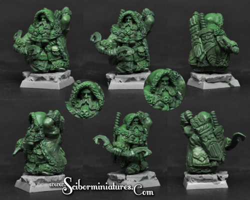 Scibor Monstrous Miniatures 28FM0509 Ice Stronghold Dwarf #24