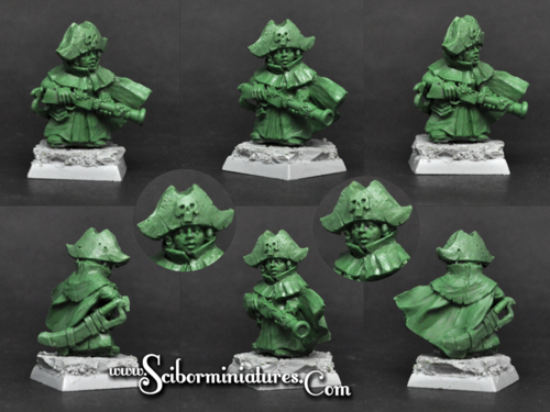 Scibor Monstrous Miniatures 28FM0512 Dwarven Pirate Girl #1