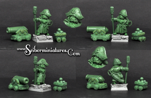 Scibor Monstrous Miniatures 28FM0515 Dwarven Pirate Girl #4