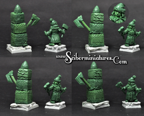 Scibor Monstrous Miniatures 28FM0518 Sculptor of Snowmen