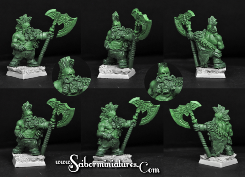 Scibor Monstrous Miniatures 28FM0519 Dwarf Wild Chieftain #6