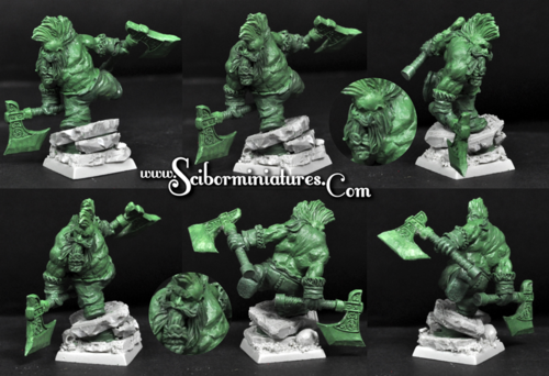 Scibor Monstrous Miniatures 28FM0522 Dwarf Wild Chieftain #9