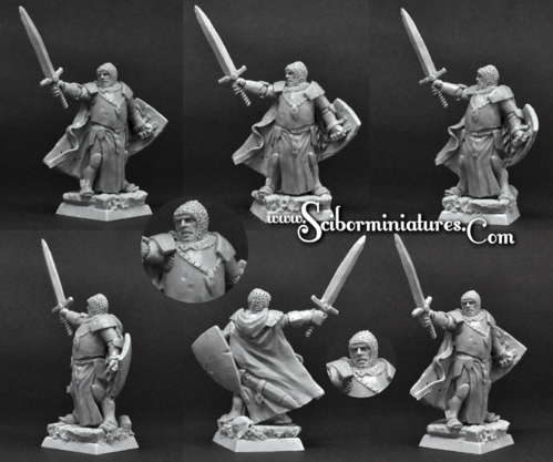 Scibor Monstrous Miniatures 28FM0395 Knight #9