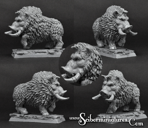 Scibor Monstrous Miniatures 28FM0398 Boar