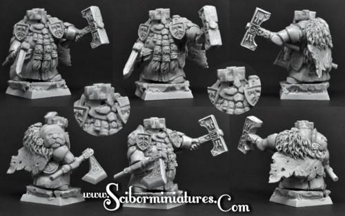 Scibor Monstrous Miniatures 28FM0400 Dwarf Lord Thygurn