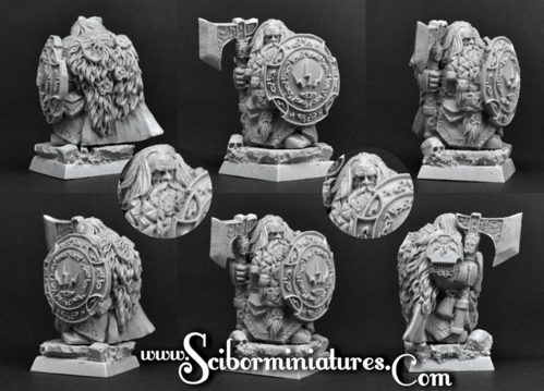 Scibor Monstrous Miniatures 28FM0401 Dwarf Lord Fardur