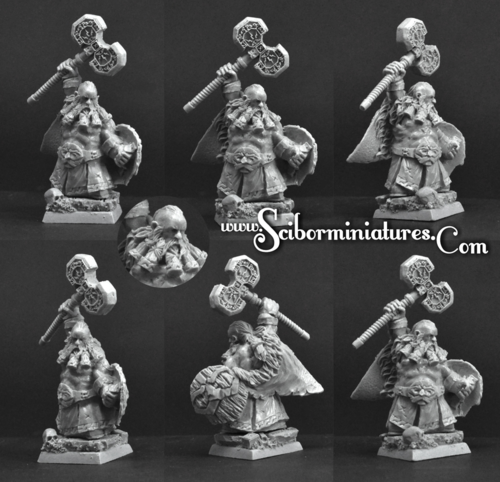 Scibor Monstrous Miniatures 28FM0411 Dwarf Lord Ranrik
