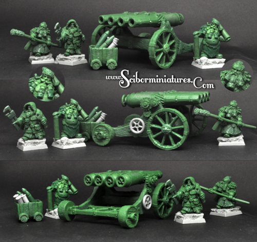 Scibor Monstrous Miniatures 28FM0416 Dwarven Organ Gun
