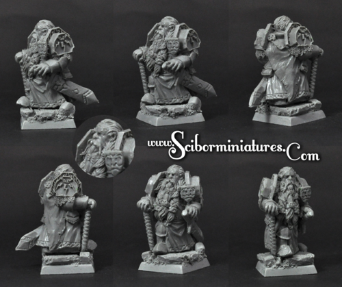 Scibor Monstrous Miniatures 28FM0424 Dwarf Lord Belgron