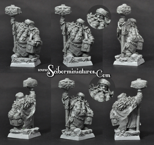 Scibor Monstrous Miniatures 28FM0425 Dwarf Lord Branmus