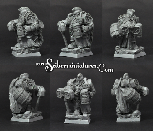 Scibor Monstrous Miniatures 28FM0426 Dwarf Lord Hjaldram