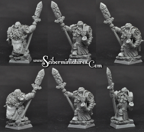 Scibor Monstrous Miniatures 28FM0427 Dwarf Lord Guldir