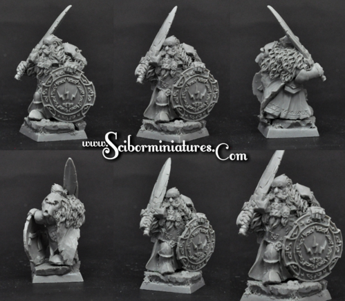 Scibor Monstrous Miniatures 28FM0428 Dwarf Lord Balmun