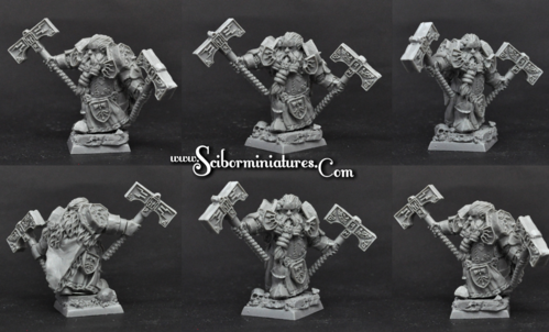 Scibor Monstrous Miniatures 28FM0429 Dwarf Lord Khardain