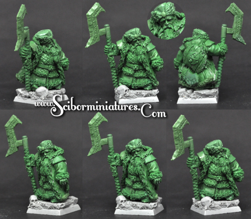 Scibor Monstrous Miniatures 28FM0432 Ice Stronghold Dwarf #12