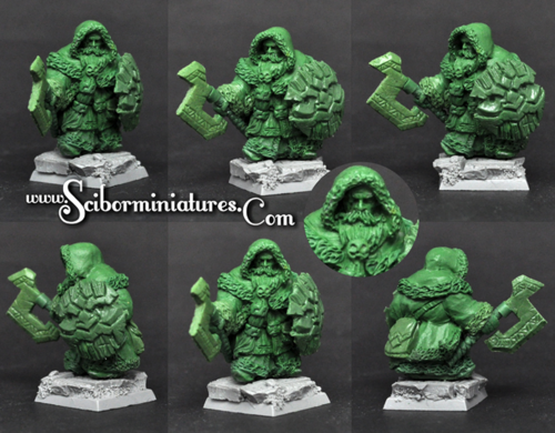 Scibor Monstrous Miniatures 28FM0433 Ice Stronghold Dwarf #13