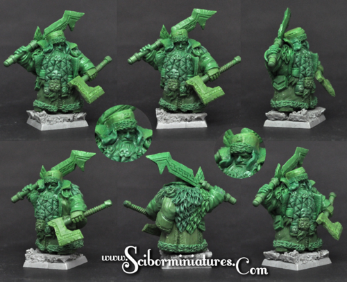 Scibor Monstrous Miniatures 28FM0435 Ice Stronghold Dwarf #15