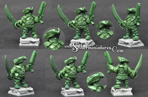 Scibor Monstrous Miniatures 28FM0437 Pirate Dwarf #1
