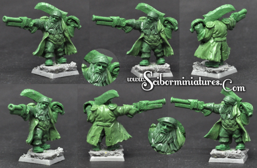 Scibor Monstrous Miniatures 28FM0439 Pirate Dwarf #3