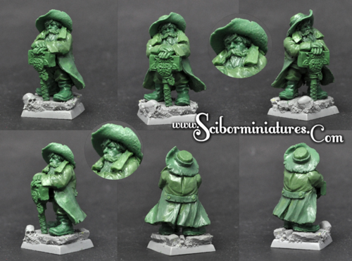 Scibor Monstrous Miniatures 28FM0440 Pirate Dwarf #4