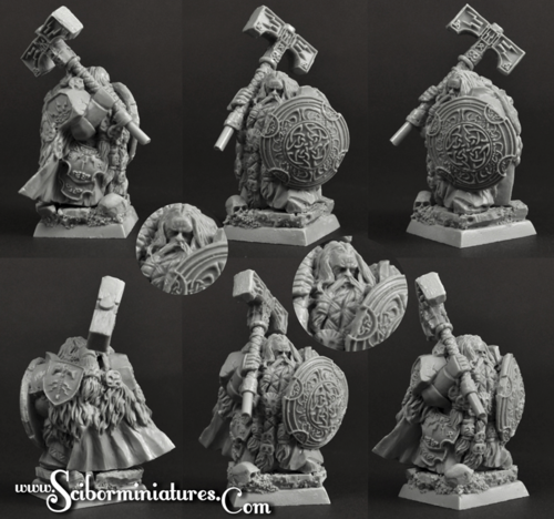 Scibor Monstrous Miniatures 28FM0391 Dwarf Lord Nurgrok