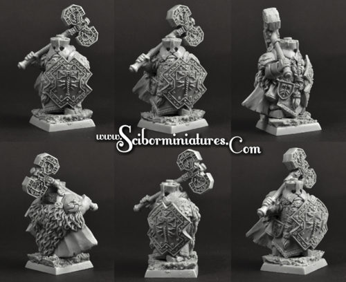 Scibor Monstrous Miniatures 28FM0389 Dwarf Lord Titlir