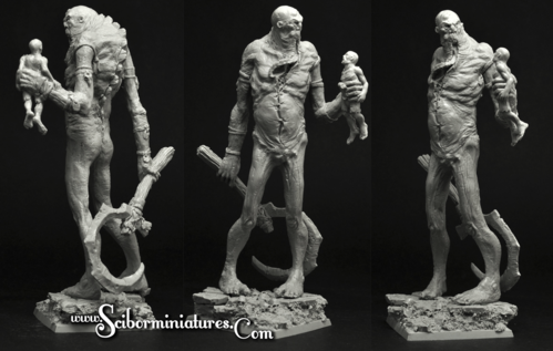Scibor Monstrous Miniatures 28FM0384 Giant Ripper height 143mm